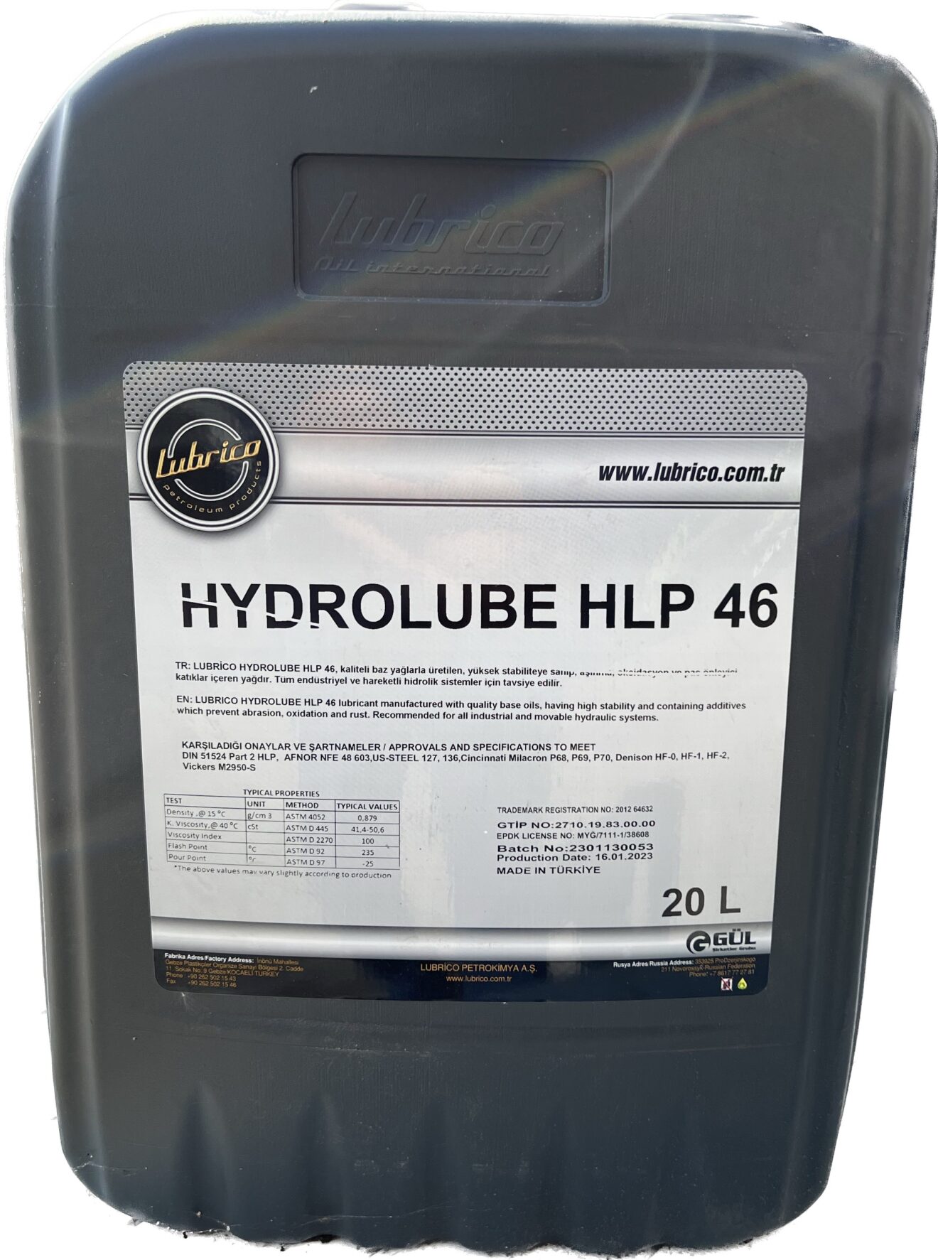 Hydraulikkolje #46 - 20 Liter - Afka